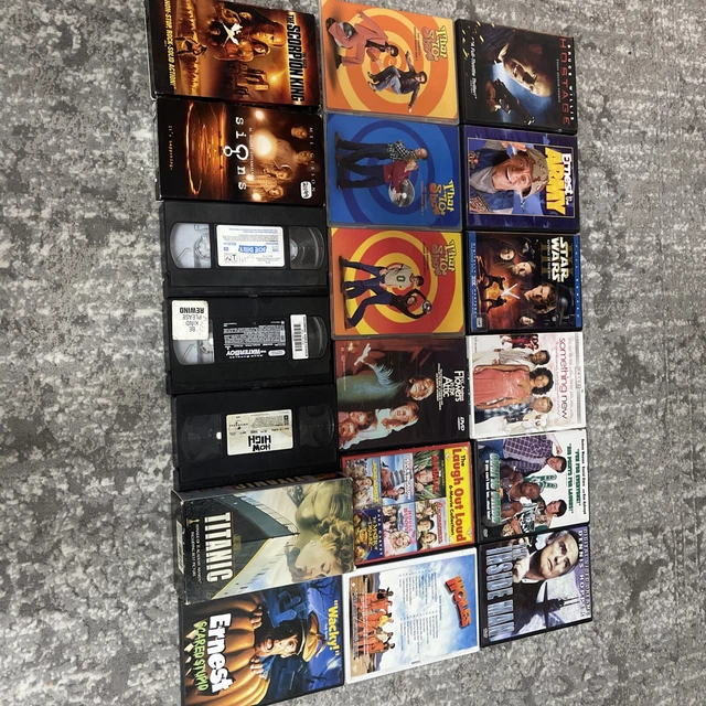 VHS AND DVD Lot £7.98 - PicClick UK