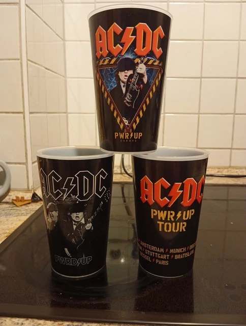 ACDC AC/DC 3 Fan Becher Cups Set 2024 Tour PWR UP EUR 89,99 - PicClick FR