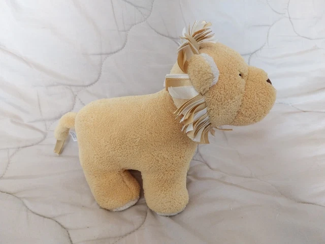RARE JELLYCAT LION Rattle Taggies 9” 22cm Plush Soft Toy Torn Label ...