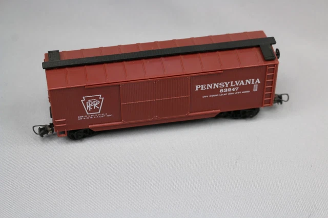 ZB059 MEHANO TRAIN Ho Wagon bogies couvert American Freight ...