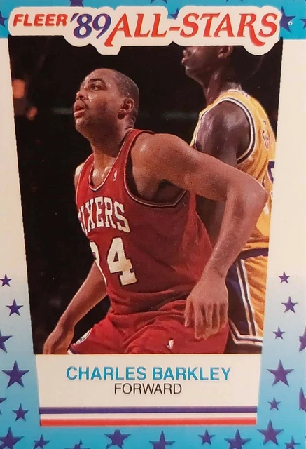1989 FLEER STICKER #4 Charles Barkley '89 All Stars Basketball Card EUR ...