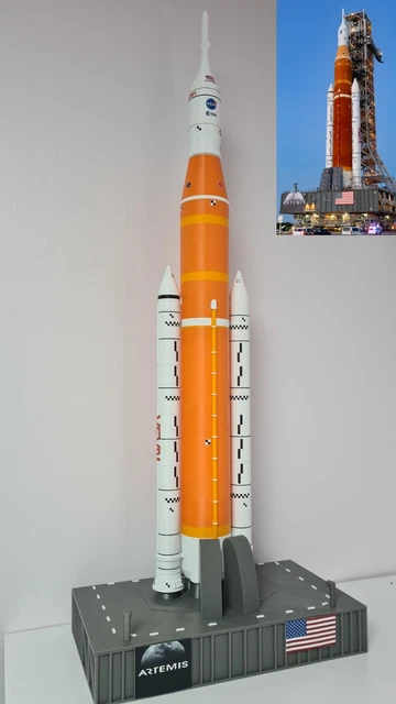 NASA SLS ARTEMIS 1 Rocket Model Kit 680mm 27inch 1:144 scale $154.36 ...