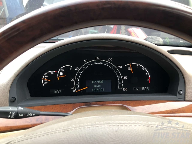 MERCEDES-BENZ S-CLASS SPEEDOMETER Instrument Cluster S 320 CDI Diesel ...