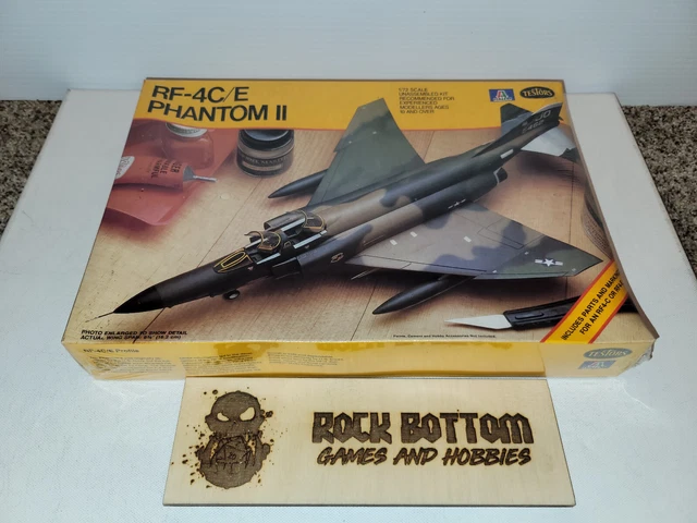 ITALERI TESTORS 1:72 RF-4C E Phantom II Model Kit SEALED RARE RBGH £19. ...