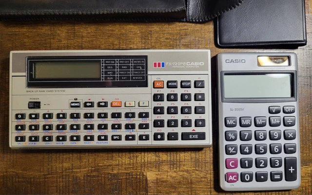 CASIO VINTAGE PERSONAL Computer And Calculator Lot £38.56 - PicClick UK