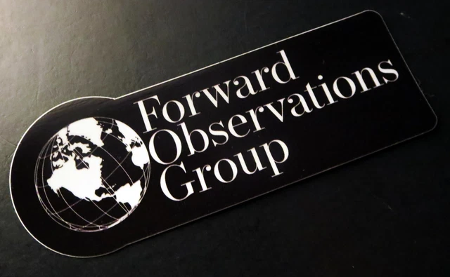 AUTHENTIC FORWARD OBSERVATIONS Group Fog Corporate Logo Slap Sticker ...