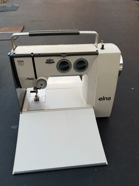 VINTAGE ELNA LOTUS sp portable sewing machine EUR 51,75 - PicClick FR