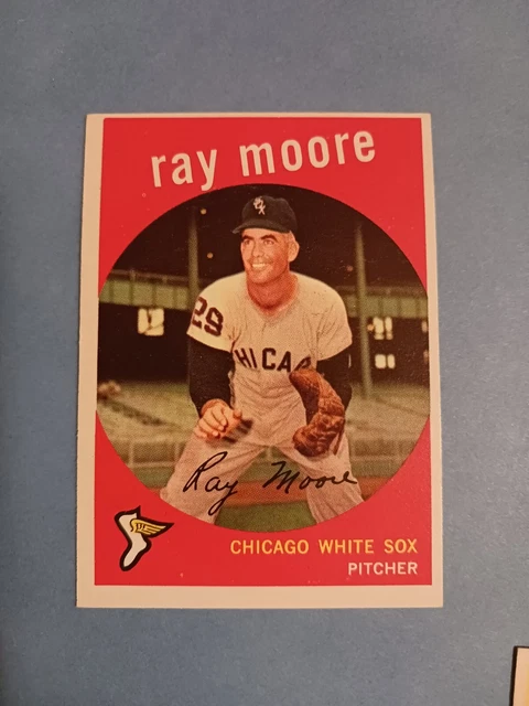 CARTE DE BASEBALL 1959 Topps #293 Ray Moore Chicago White Sox EUR 4,92 ...