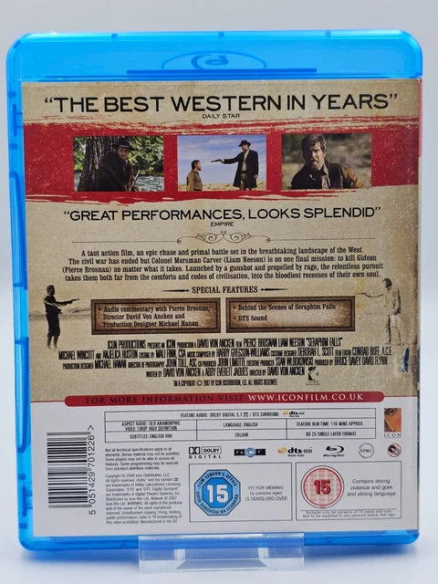 SERAPHIM FALLS (BLU-RAY) (Clean Disc) EUR 8,58 - PicClick IT