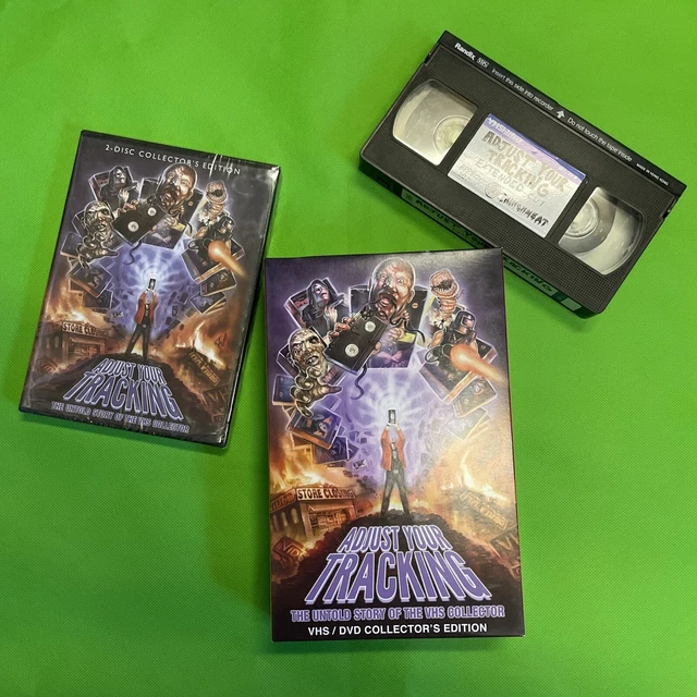 ADJUST YOUR TRACKING VHS + DVD Big Box Set Documentary Horror movie ...