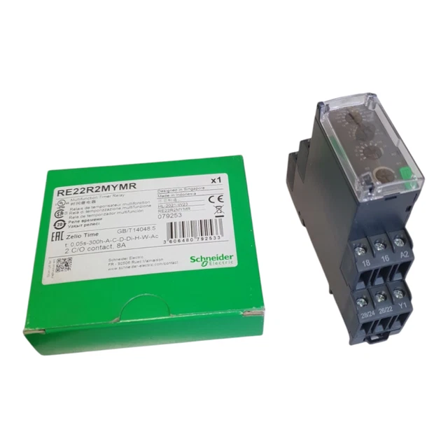 SCHNEIDER ELECTRIC RE22R2MYMR Timed Relay $118.37 - PicClick CA