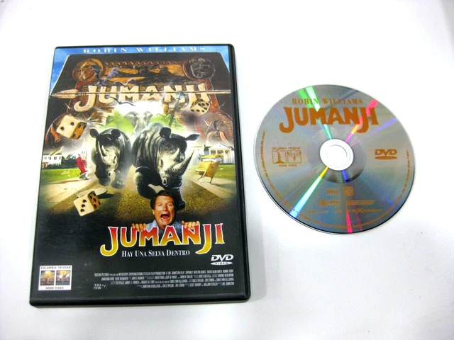 JUMANJI DVD ROBIN Williams Hirsten Dunts David Alan Grier Bonnie Hunt ...