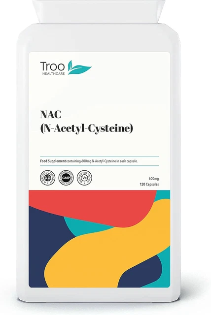 NAC SUPPLEMENT 600MG by Troo Healthcare - High Strength N-Acetyl ...