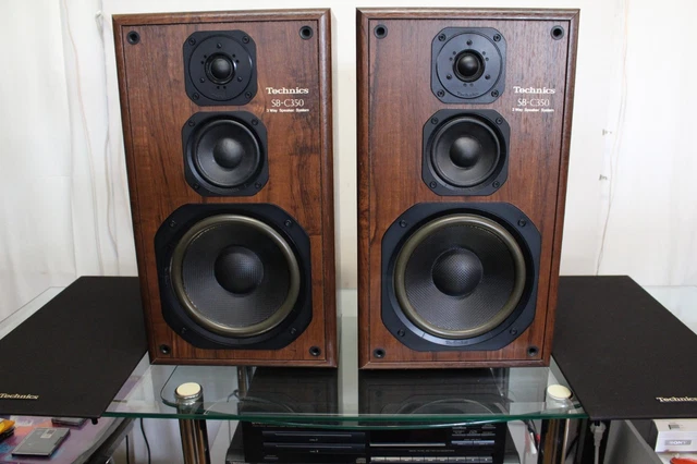 TECHNICS SB-C350 HIFI Stereo 3 Way Speakers Box 3 Wege Lautsprecher ...