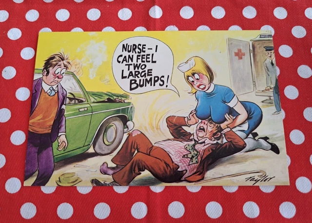 VINTAGE SAUCY POSTCARD - Bamforth Black Tri Comic Series - No. 783 ...
