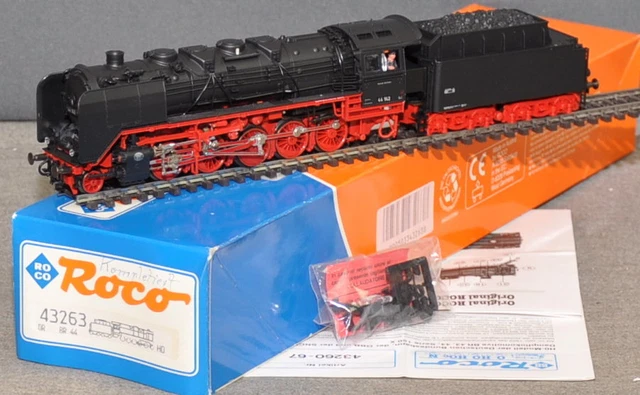 ROCO 43263 DAMPFLOK BR 44 142 DRG schwarz DC fabrikneu OVP H0 EUR 144,90 - PicClick DE