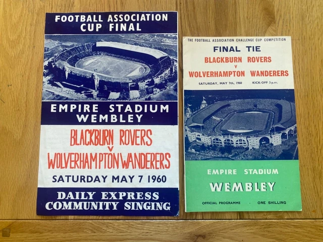 1960 FA CUP Final Blackburn Rovers v Wolverhampton Wanderers + song ...