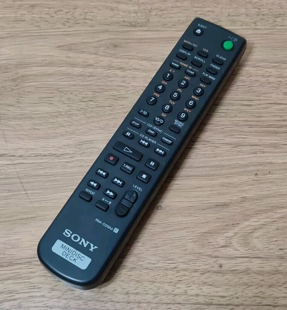 SONY RM-D29M MINIDISC Deck HiFi Remote Control Genuine Original Mini ...
