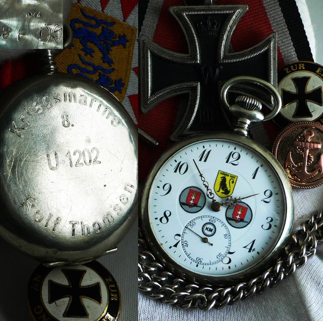 WATCH GERMAN WW2 WWII U-Boat U-1202 8.Flott Kriegsmarine Navy REVUE ...