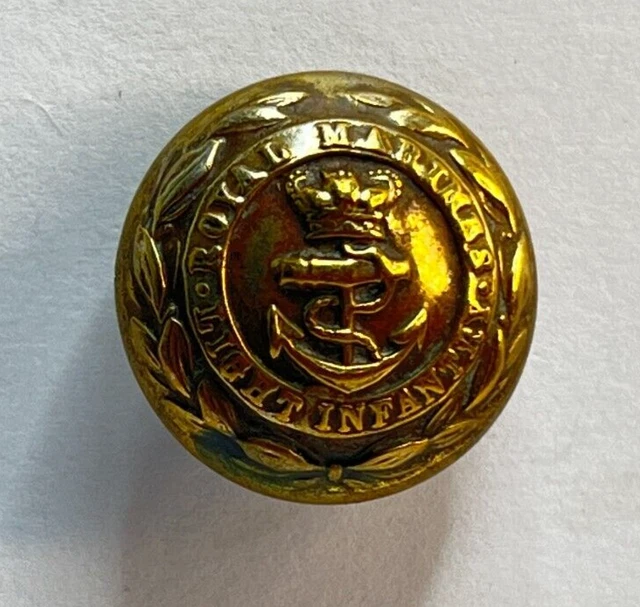 VICTORIAN ROYAL MARINES Light Infantry Button 22 mm Jones Chalk ...