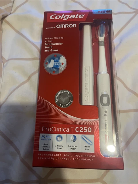COLGATE OMRON PRO Clinical Rechargeable Toothbrush £9.99 - PicClick UK