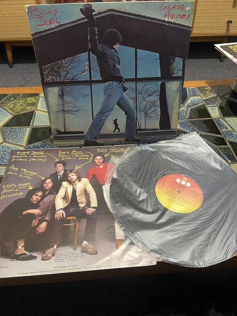 BILLY JOEL GLASS HOUSES Vintage 1980 Vinyl Lp Record Album + Song ...