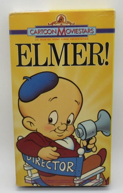 ELMER - CARTOON Moviestars Animated Vhs Video, Elmer Fudd Classics, 8 ...