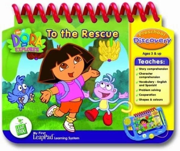 LEAP FROG MY First LeapPad Dora To The Rescue Preschool Discovery New ...