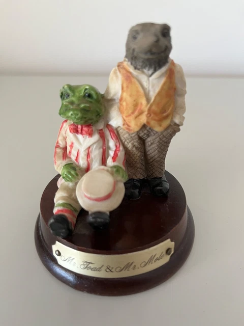 WIND IN THE Willows Mr. Toad & Mr. Mole Figurine By Academy £21.52 ...