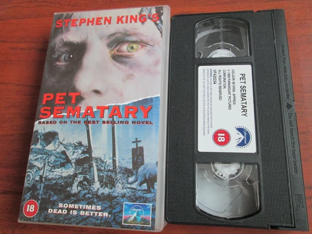 STEPHEN KING’S PET Sematary [VHS Video] Tested EX CONDITION UK PAL £7. ...