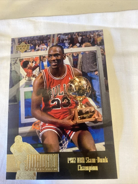 1995 UPPER DECK The Jordan Collection 3x5 #JC5 1987 NBA Slam-Dunk Champ ...