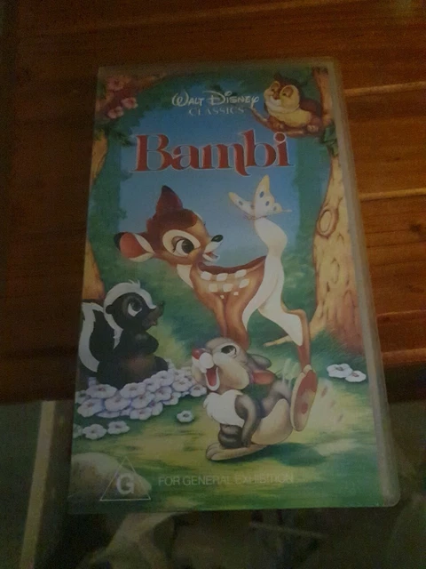 BAMBI DISNEY VHS Tape Excellent Condition and Tested (PAL) £17.17 ...