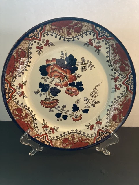 ANTIQUE DOULTON BURSLEM England Plate, ALMA Pattern, 1892-1902 £47.06 ...