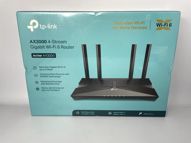 TP-LINK ARCHER AX3000 Dual-Band Wi-Fi 6 Router EUR 88,37 - PicClick FR