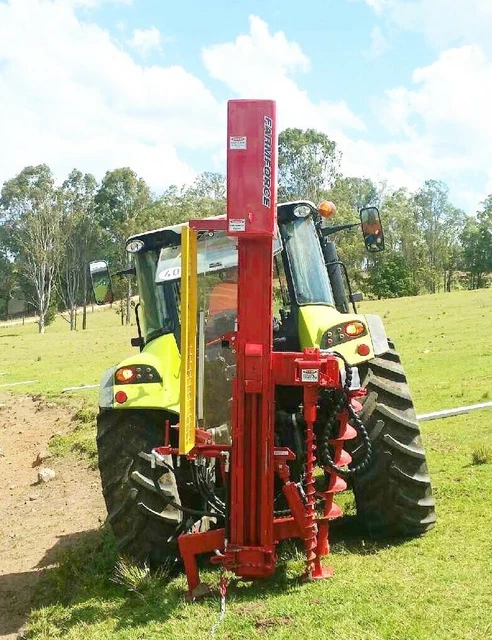 FARMFORCE POST DRIVERS fence hole 8.5ft HYDRAULIC knocker digger ...