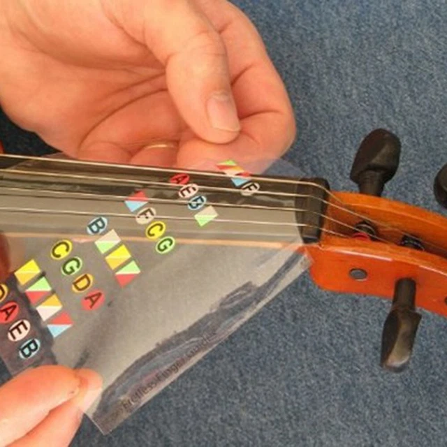 Violino Fingerboard Guide Sticker Intonation Chart Principiante Adesivo