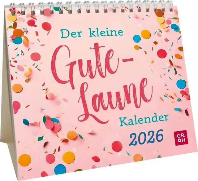 MINI-KALENDER 2026: DER kleine Gute-Laune-Kalender | Groh Verlag ...