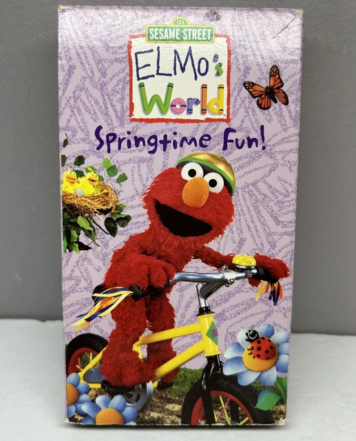 SESAME STREET ELMO'S World Springtime Fun! VHS Video Tape BUY 2 GET 1 ...