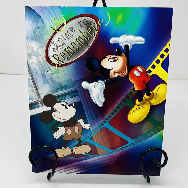 DISNEY WORLD A Time To Remember Souvenir Photo Picture Frame Folder ...
