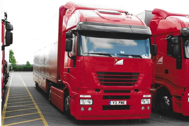 FERRARI F1 RACING TEAM IVECO Y3PME 6x4 TRUCK/LORRY PHOTO £0.75 ...