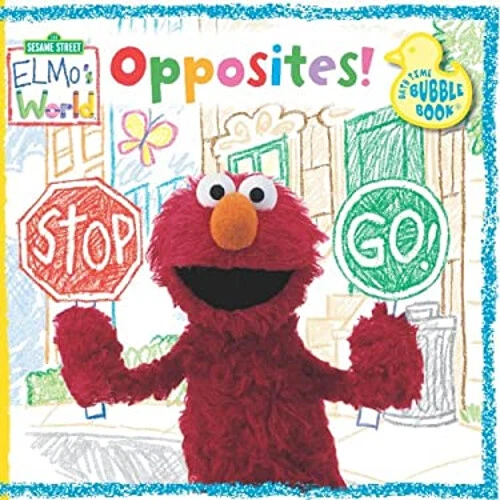 SESAME STREET OPPOSITES Bath Book Sesame Street Elmo's World: Bat £6.06 ...
