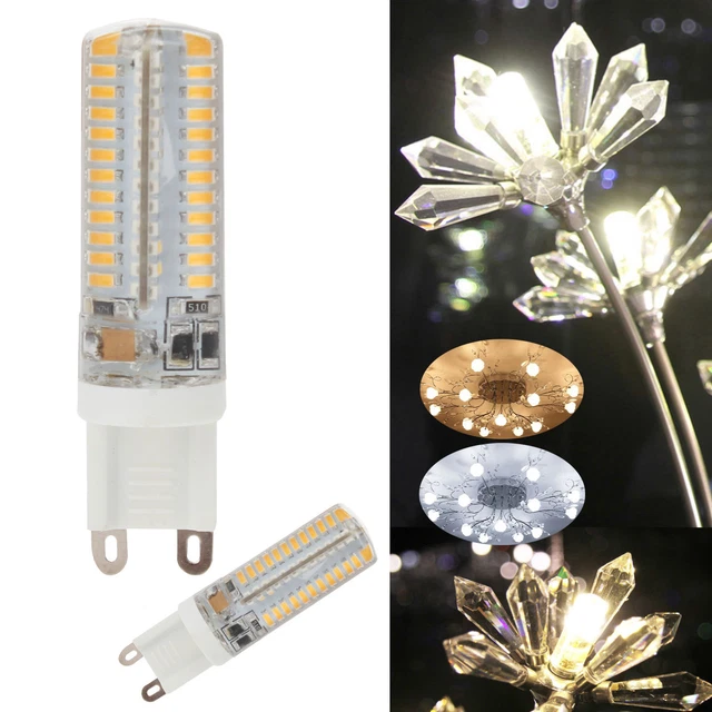G9 LED BULB 9W SMD3014 Chandeliers Light Replace 75W Halogen Lamp 110V ...
