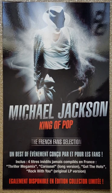 MICHAEL JACKSON KING OF POP FRENCH FANS EDITION PROMO PLV DISPLAY ...