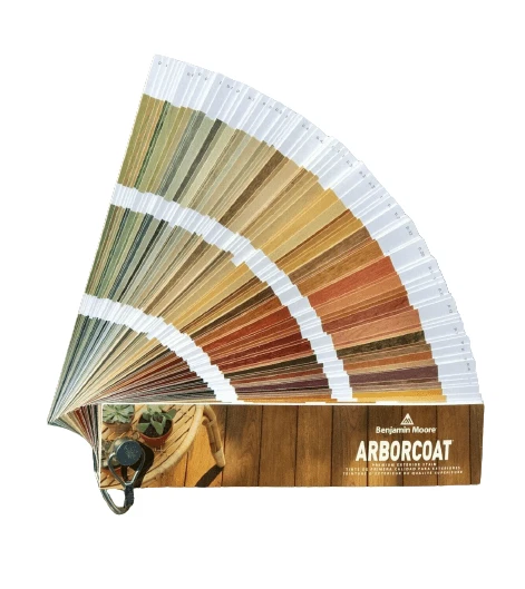 BENJAMIN MOORE ARBORCOAT Color Fan Deck Color Wheel M2452795TL Ext ...