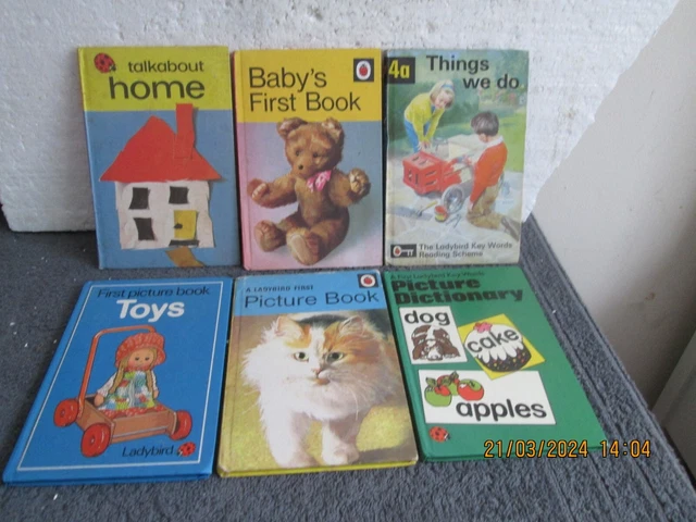 LADYBIRD BOOKS FIRST PICTURE BOOK, DICTIONARY, HOME, TOYS + 2 see des £ ...