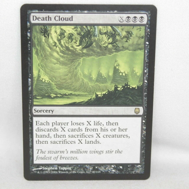 CARTE MAGIC THE Gathering MTG Death Cloud #40/165 Sorcery Darksteel ...