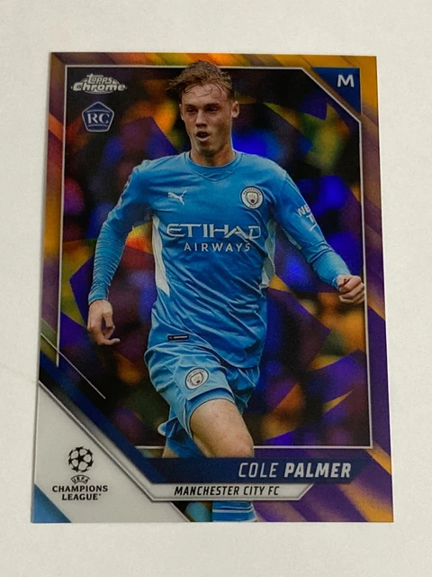 2021-22 TOPPS CROMATO ucl COLE PALMER rookie card oro viola starball ...