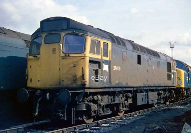 ORIGINAL 35MM SLIDE BR CLASS 27 LOCO 27006 GLASGOW WORKS 1976 INCL ...