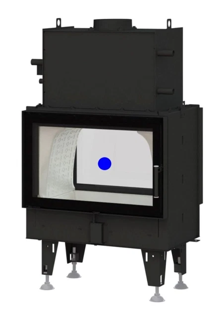 KAMINEINSATZ 🔵 BEF TWIN 8 AQUATIC II 14,5KW Tunnelkamin BeF Home LDF ...