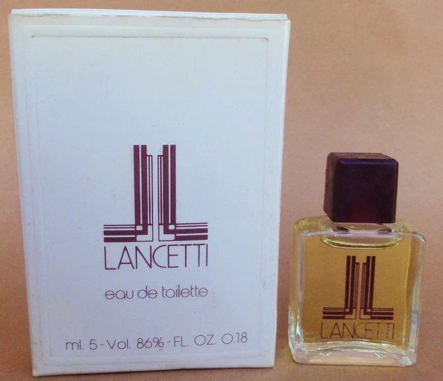 MINIATURE DE PARFUM LANCETTI edt 5ml pleine + Boite EUR 6,99 - PicClick FR